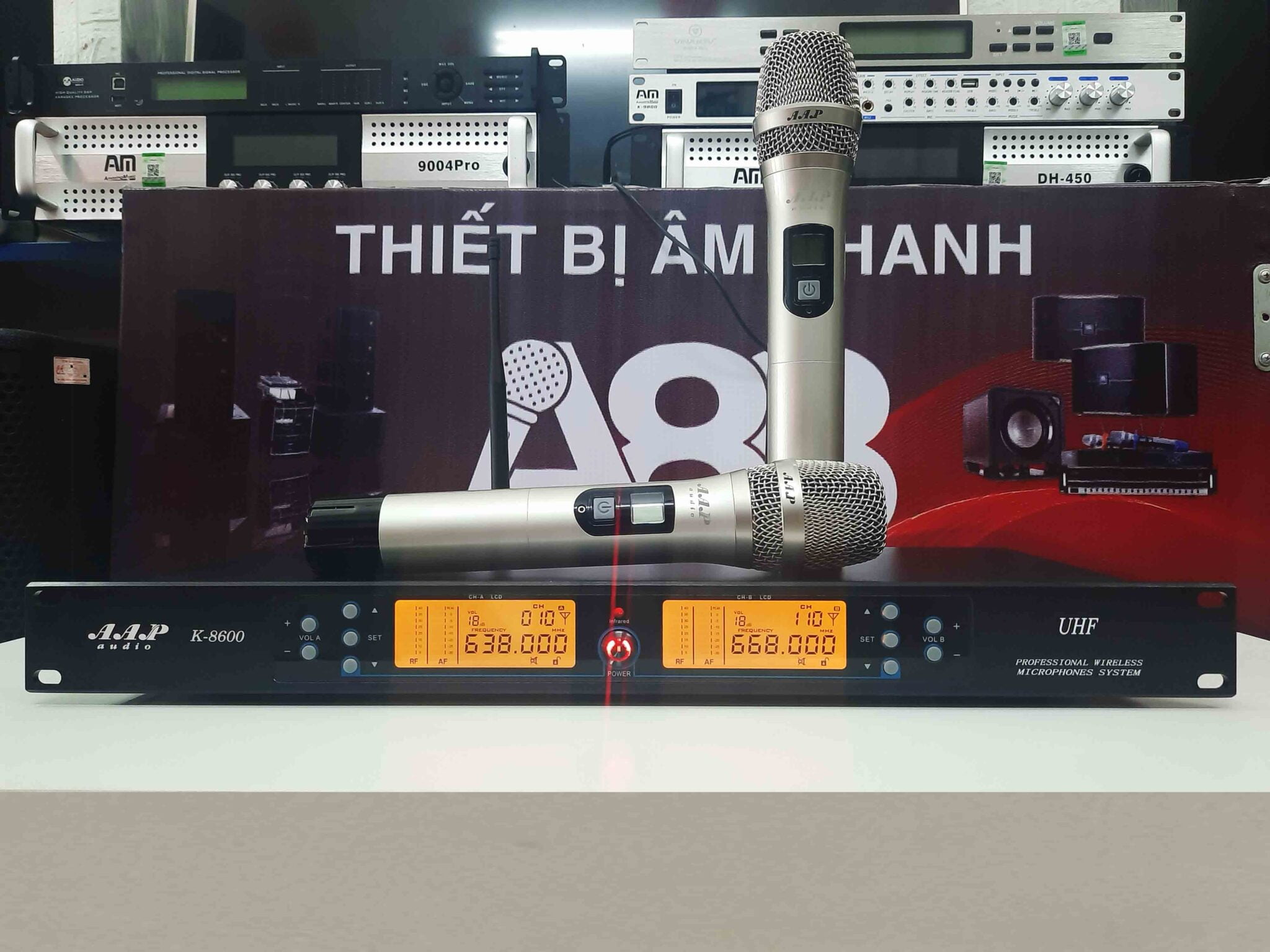 Micro không dây AAP K8600 GIÁ TỐT NHẤT | A88