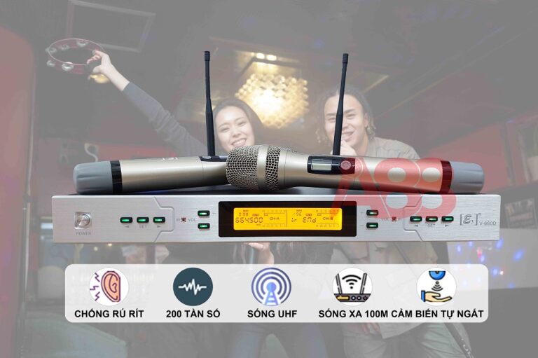 Micro không dây E3 V660D GIÁ TỐT NHẤT | A88