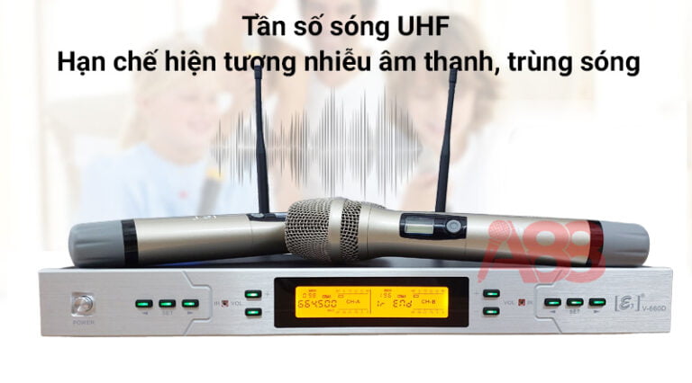 Micro không dây E3 V660D GIÁ TỐT NHẤT | A88